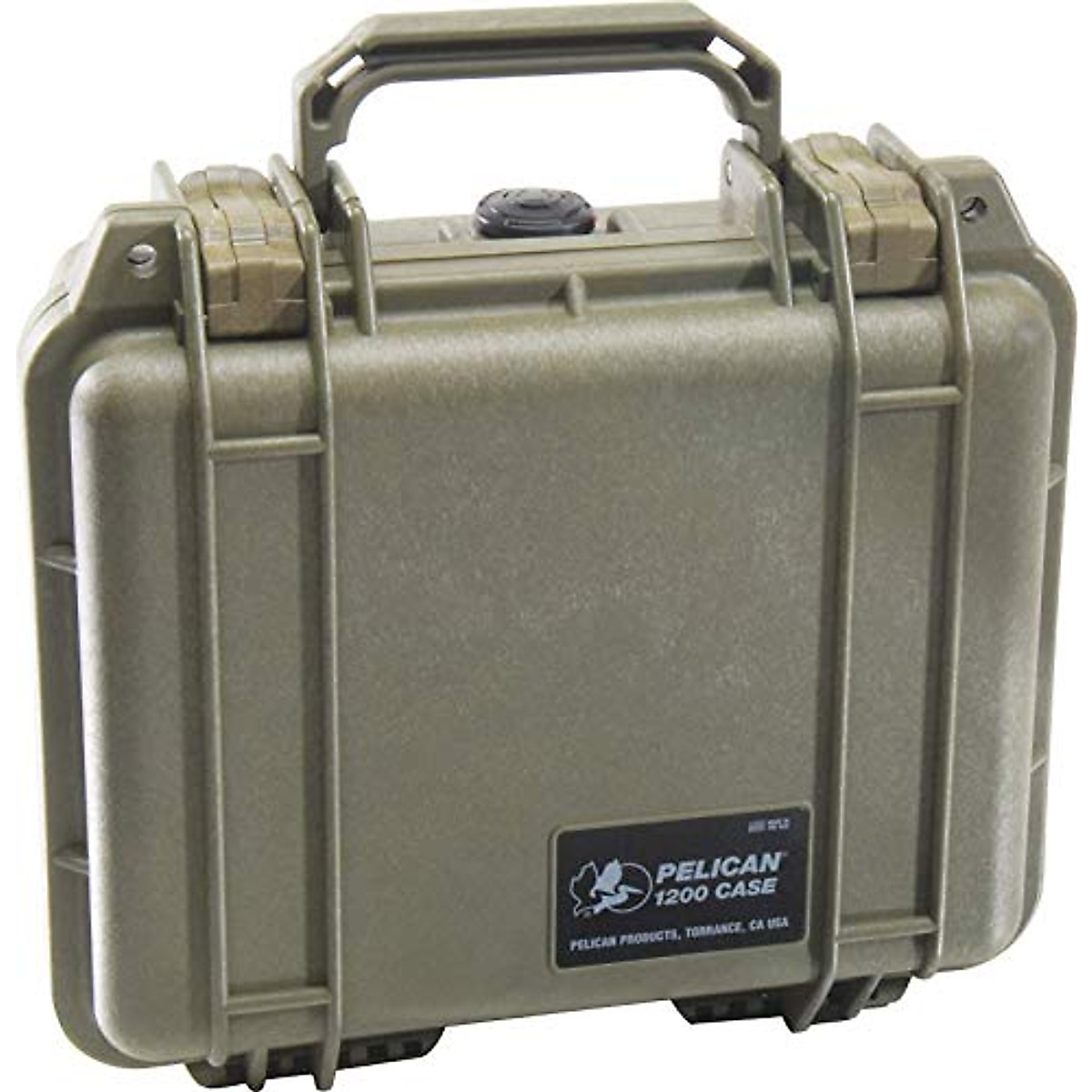 Pelican 1200 Case With Foam (OD Green)