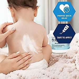 MED PRIDE Skin Protectant 16 oz Diaper Rash Ointment Zinc-Oxide Diaper Rash Cream For Babies With Vitamin A, D & E- Paraben-Free Healing Baby Butt Cream For Rash Treatment & Prevention