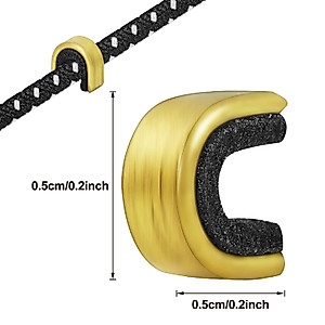 Gejoy 40 Pieces Nock Points Archery String Nocking Points Bow String Buckle Clip for Compound and Recurve Bow