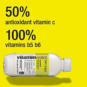 vitaminwater zero Squeezed, 16.9 fl oz (pack of 6)