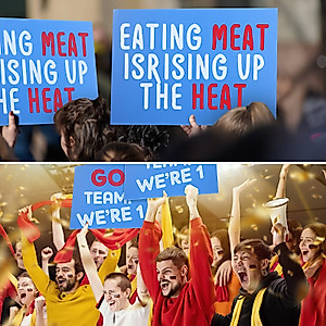 20 Pack Large Size Blank Yard Signs with Stakes 16.5 x 12.6 Inch Blue Corrugated Plastic Sheet Real Estate Garage Sale Signs with Stakes Open House for Rent Sign with Stand for Lawn Party Decorations