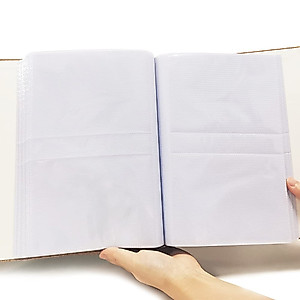 Photo Album 4x6 - Picture Album 160 Slots of Horizontal and Vertical Photo Slots, Album Cover is Designed with Linen Cotton, Great for Wedding, Anniversary, Baby, Family (Grey)