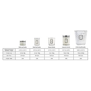 Voluspa Baltic Amber Candle | Large Glass Jar | 18 Oz | 100 Hour Burn Time | All Natural Wicks and Coconut Wax for Clean Burning | Vegan