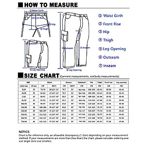 Match Men's Military Camouflage Wild Cargo Pants (44,Dark Forest camo)