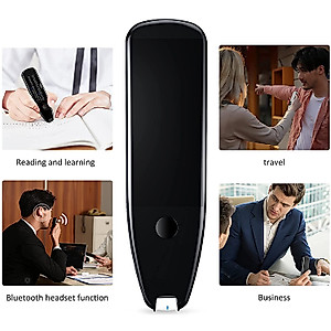 Translation Scanning Pen, Speech & Scan to Text, OCR Pen Scanner and Reader, 112 Language Digital Reader Pen Voice Language Translator Device, Speech and Scan to Translate