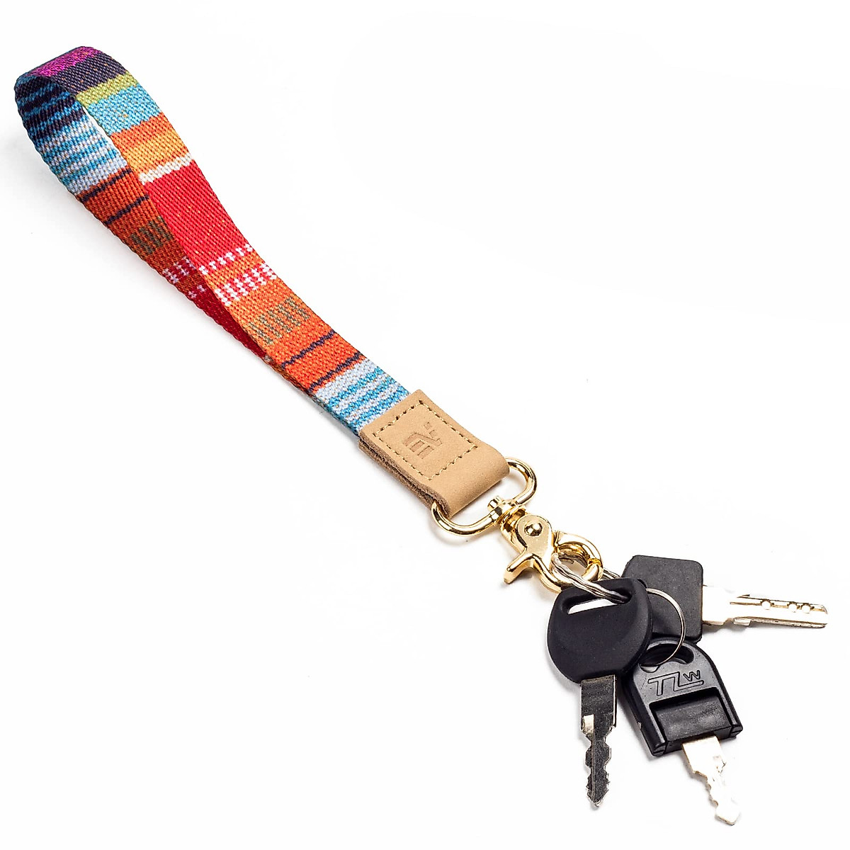 EcoVision Keychain Lanyard for Keys, Wristlet Key Chain for Women, Key Holder Lanyards with 2 keyrings