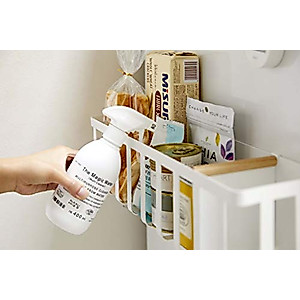 YAMAZAKI home Storage Basket, White