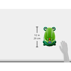 AOMOMO Frog Potty Training Urinal for Boys Toilet with Funny Aiming Target Green