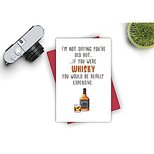 Kirynurd Funny Birthday Card for Older, 50th 60th 70th 80th 90th Birthday Card, Cute Birthday Card for Dad Friend Family Member