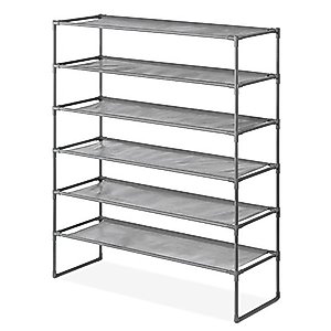 Whitmor Spacemaker 6-Tier Shelves, Gunmetal