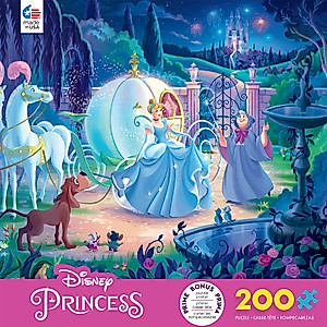 Ceaco - Disney Friends - Cinderella's Carriage - 200 Piece Jigsaw Puzzle