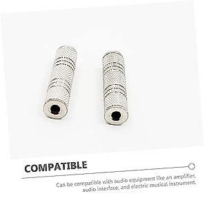 OSALADI 12 Pcs Adapter Zinc Alloy Connector Audio Conversion Head Audio Equipment Conversion Interface Microphone Connector Converter Audio Converter Audio Connector Mic Connector