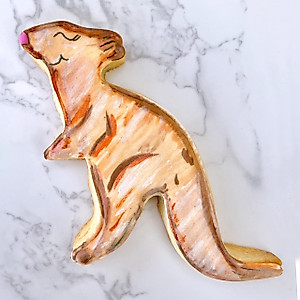 Kangaroo Cookie Cutter, 4.5" Made in USA by Ann Clark