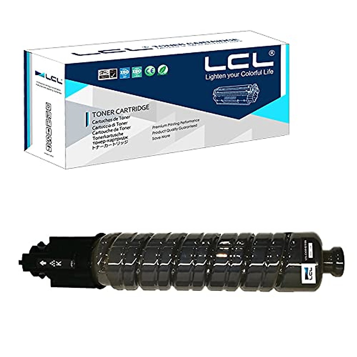 LCL Compatible Toner Cartridge Replacement for Ricoh 821105 821070 CLP37A LP137CA C440DN SP C430DN SP C430 SP C431DN SP C441DN High Yield C430 C430DN C431DN C431DN-HS C431DNHT C431DNHW (1-Pack Black)