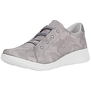 BZees Women's Golden Knit Slip-On Sneaker, Camo Drizzle, 9