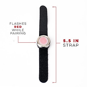 BTECH BS-PTT Wireless PTT (Push-to-Talk) Device - Compatible with GMRS-PRO Radios and HFP Bluetooth Headsets for Effortless Wireless Communication