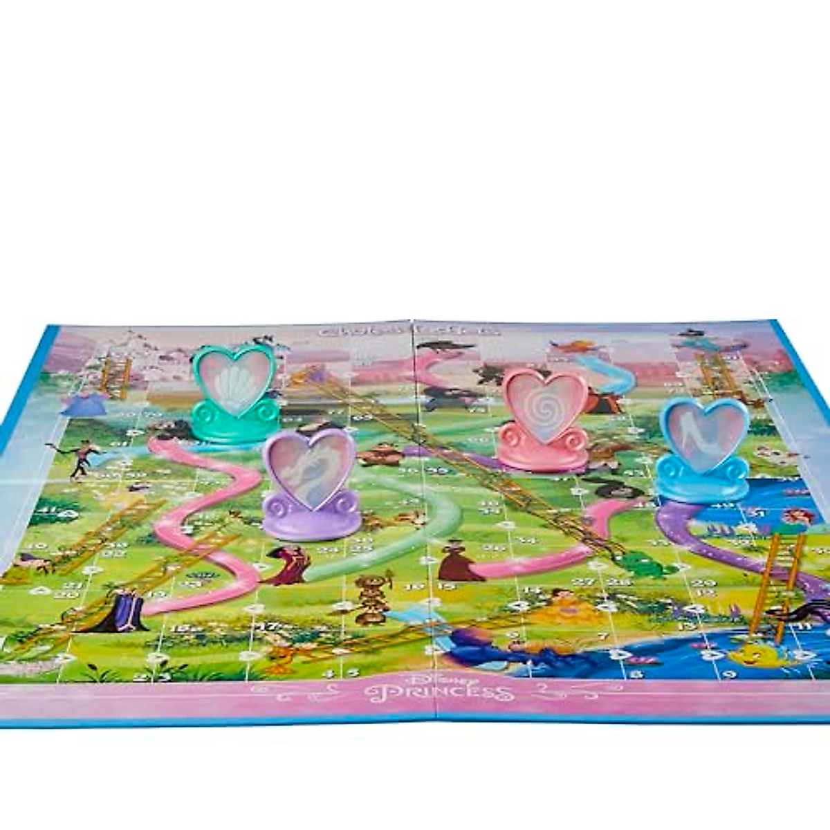 Hasbro Gaming Chutes and Ladders: Disney Princess Edition Board Game for Kids Ages 3 and Up, Preschool Game for 2-4 Players (Amazon Exclusive)