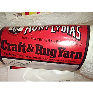 White Aunt Lydia's Craft and Rug Yarn