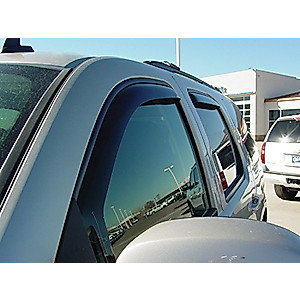 Westin Wade 72-39403 in-Channel Wind Deflectors, Smoke Tint, (4-Piece Set)