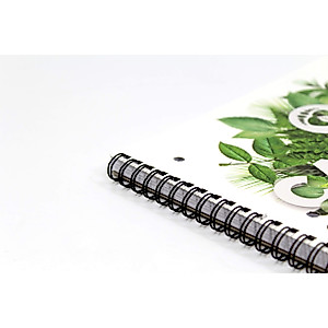 Silvine A4+ Carbon Neutral Wirebound Notebook - Lined with Margin, 120 Pages of Premium CO2 Neutral Paper. Ref R302 [Pack of 5], White