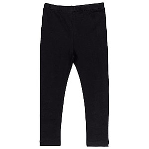 Disney Minnie Mouse Little Girls Crossover Fleece Sweatshirt & Leggings White/Black 7-8