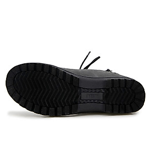 JBU by Jambu Women's Stone Ankle Boot, Black/Charcoal, 8