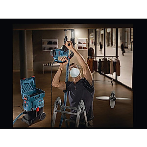 BOSCH 9 Gallon Dust Extractor with Auto Filter Clean and HEPA Filter VAC090AH, Portable