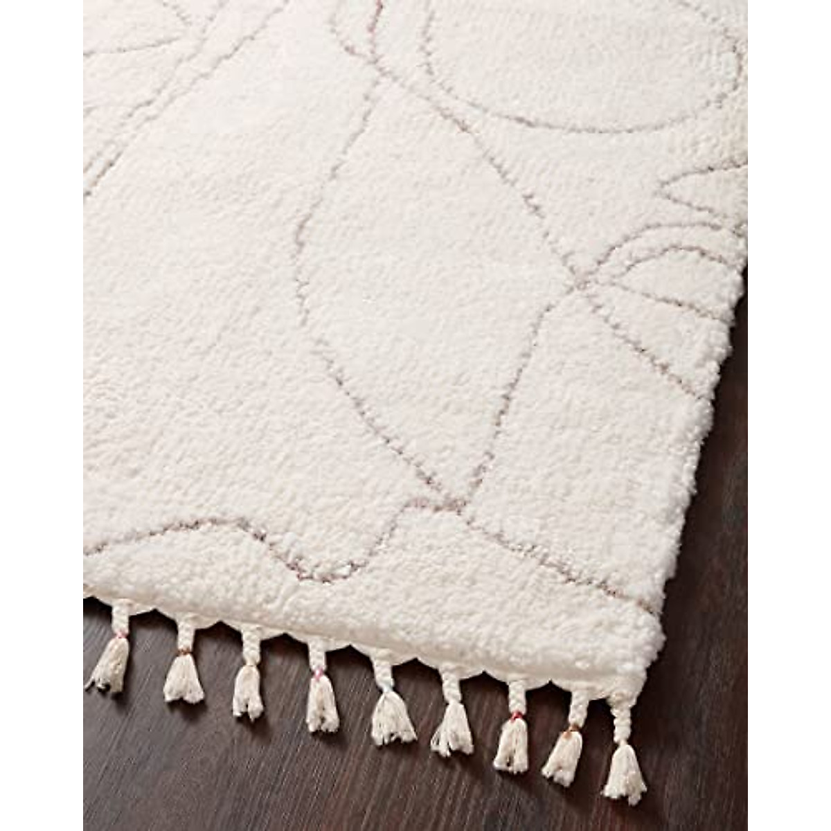 Justina Blakeney x Loloi Ronnie Collection RON-04 Ivory/Natural, Contemporary 2'-2" x 3'-9" Accent Rug