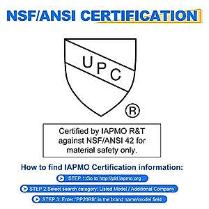 GOLDEN ICEPURE 5 Micron 4.5" x 20" Whole House Sediment Water Filter Compatible for 155358-43, FP25B, P5-20, FPMB5-20, CB-45-2005, SDC-45-2005, AP810-2 2PACK