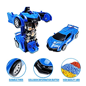 Toy Cars for 2-7 Year Old Boys, Transforming Toys Cars for 3 Year Old Boys and Toddlers, Robot Cars Toys for 4 Year Old Boys Birthday Gifts for 2 3 4 5 6 7 Years Kids Girl Boys