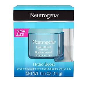 Neutrogena Hydro Boost Hyaluronic Acid Hydrating Water Face Gel Moisturizer for Dry Skin, Oil-Free, Non Comedogenic, Travel Size.5 oz (Pack of 12)