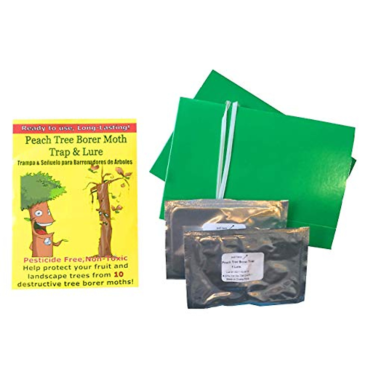 Peach Tree Borer & Clearwing Moth Trap (2 Pack, 8 Week)