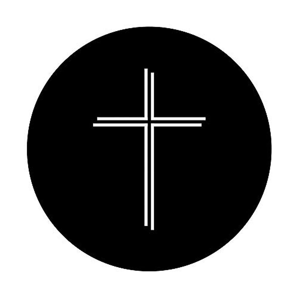 Plain White Jesus Cross PopSockets PopGrip: Swappable Grip for Phones & Tablets