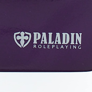 Paladin Roleplaying Purple Metal Dice - Full Polyhedral Set - in Presentation Case