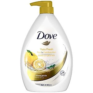 Dove Go Fresh Body Wash, Yuzu Fresh Scent, Japanese Yuzu x Glacier Waters, 33.8 Ounce Pump Bottle
