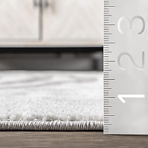 nuLOOM Sena Modern Rainbow Area Rug, 9x12, Light Grey