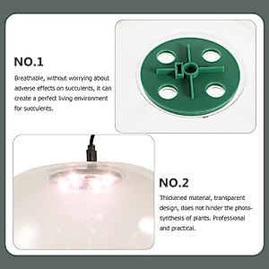 Garden Cloche Plant Protection Cover Outdoor Greenhouse Plant Cover Outdoor Plant Shelter Garden Flower Shelter Winter Plant Protector Plant Nursery Cover Bell Jar Plastic Dome