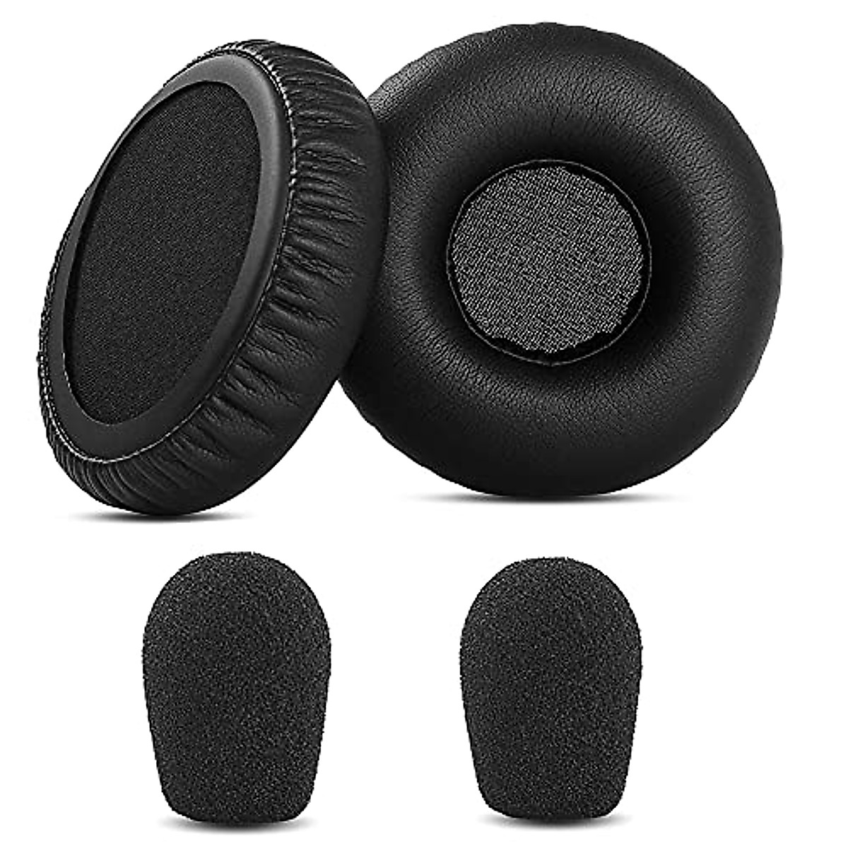 YunYiYi Upgrade Ear Cushion Ear Pads Compatible with Plantronics Voyager Focus UC B825 Binaural Blackwire 5220 Blackwire 5210 Headset Replacement Ear Cups Repair Parts