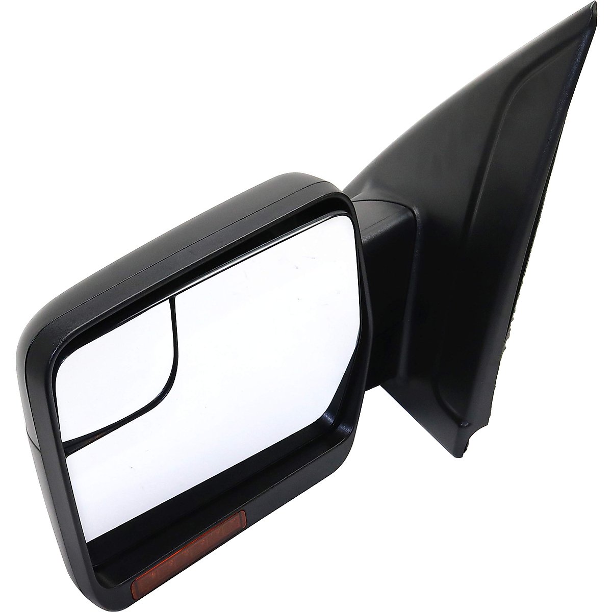 Kool Vue Driver Side Power Heated Mirror for Ford F-150 2011-2014 Manual Fold With Signal Light & Spotter Glass; Without Memory & Puddle Lamp Textured
