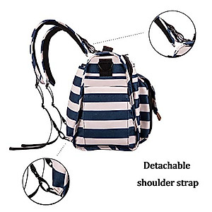 ALLCAMP Diaper Bag Large, Support Baby Stroller, Converted Into a Tote Bag