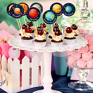 Zonon 500 Pieces Solar System Stickers Realistic Earth Planet Roll Stickers Outer Space Stickers 9 Space Designs Motivational Stickers for Solar System Party Educational Decorations Supplies