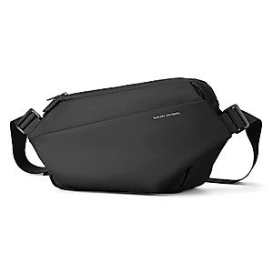 Compact EDC Sling Bag, Minimalist Chest Shoulder Backpack Crossbody Bag for Men and Women, Lightweight Everyday Carry Bag for Travel Work Gym Sport