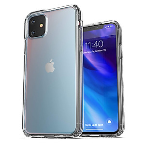 Encased iPhone 11 Belt Clip Case (2019) Ultra Slim Clear Back Cover with Holster