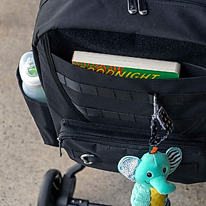 JumpOff Jo - Wingman Diaper Backpack for Men - Military Style 8-Pocket Baby Diaper Bag for Dads with MOLLE/PALS Compatibility, Built-in Changing Pad, and 17" Laptop Sleeve