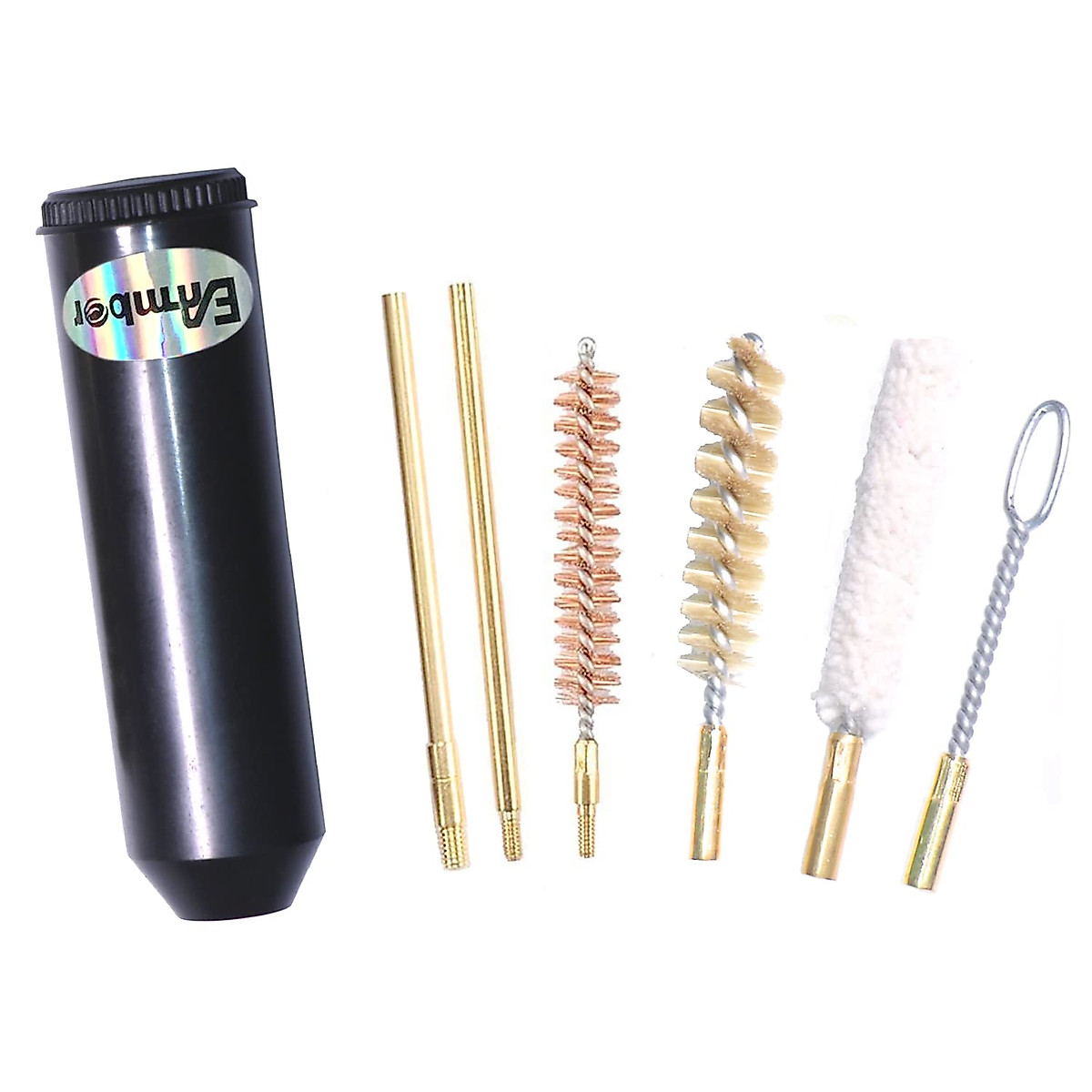 9mm Pistol Cleaning Kit Set Pocket Size Hand Gun Bore Brush for cal.38/357/9mm Pistol Cleaning