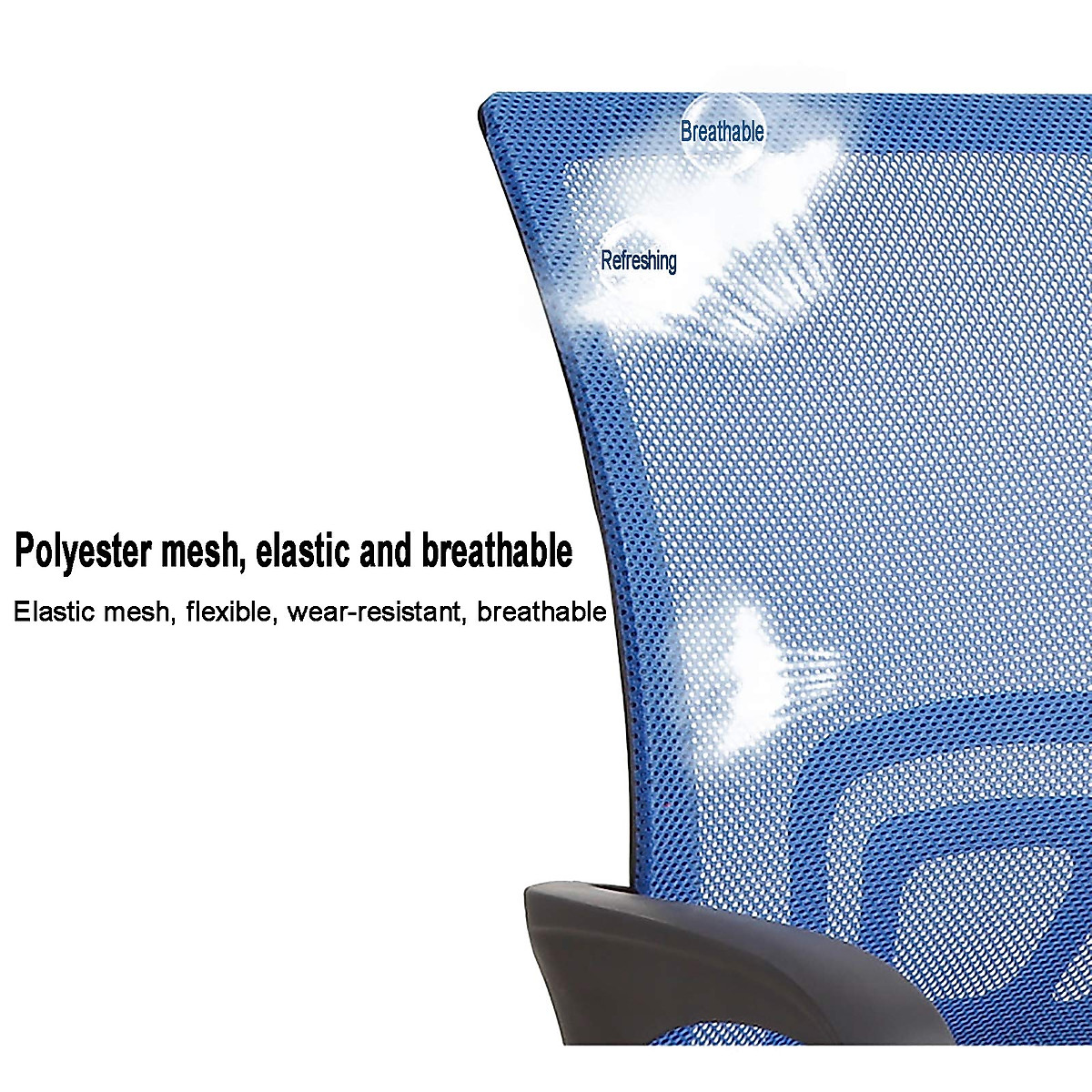 Office Chair Gaming Chair Computer Chair Mesh Ergonomic Computer Chair,Desk Chair Height Adjustable Executive Swivel Chair for Men Adults Conference,High Back Home Office Chair wit