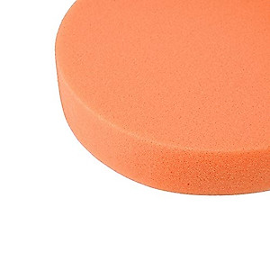 uxcell 4" Foam Drill Polishing Pad Kit, 5pcs Flat Sponge Pads 1pcs Hook and Loop Backing Pad with M10 Drill Adapter for Boat