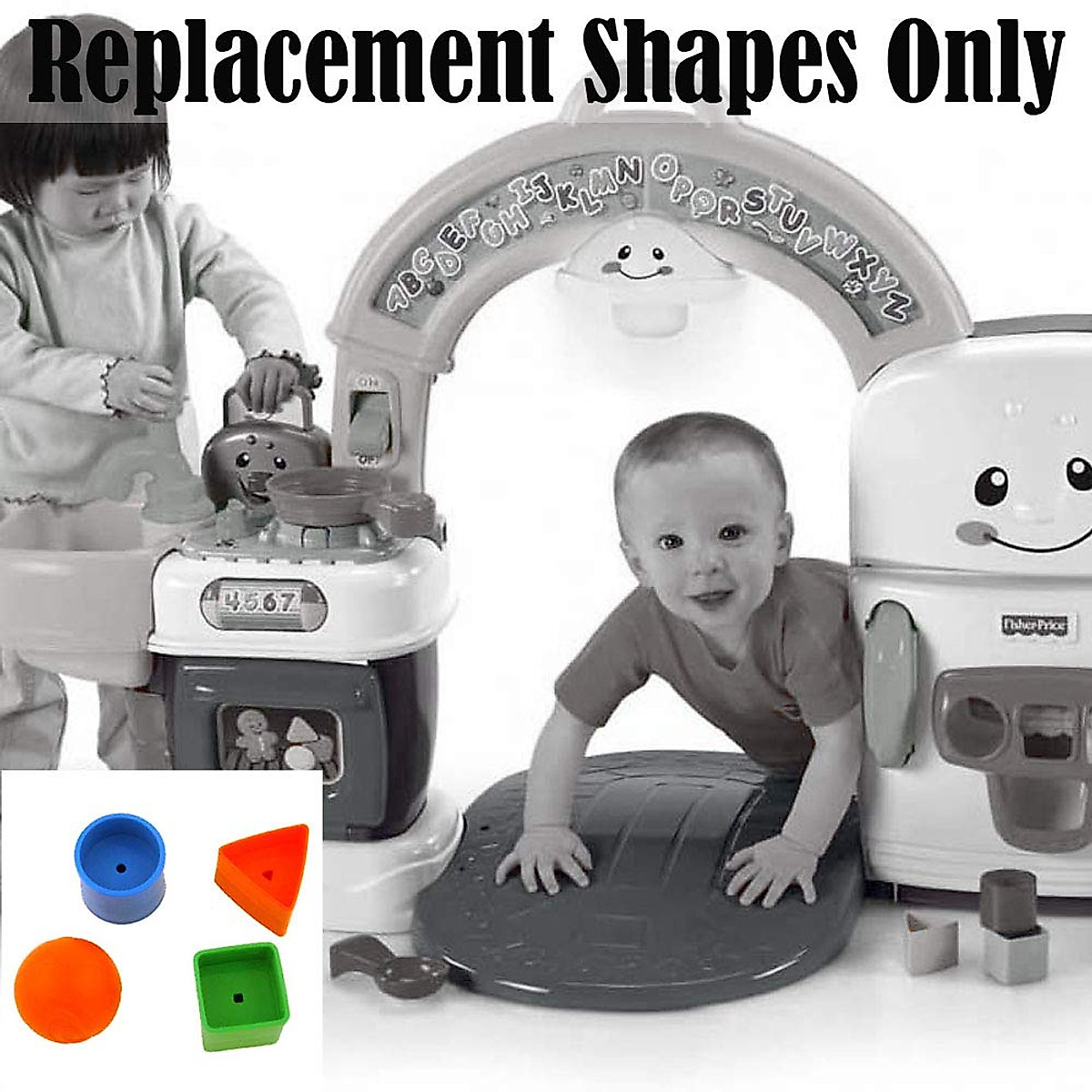 Replacement Parts for Kitchen Playset - Fisher-Price Laugh and Learn Kitchen L5067 ~ Replacement Shapes