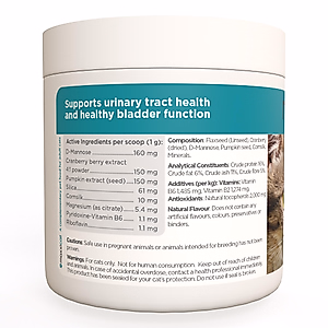 maxxipaws maxxiUtract Urinary & Bladder Support - Powder Supplement for Cats, 3.2oz