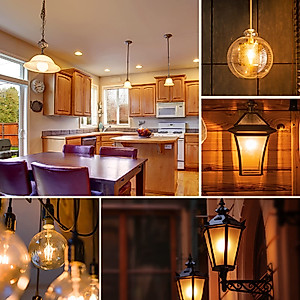 SHINESTAR 8-Pack G25 Globe Light Bulbs, Warm White 2700K, Dimmable, E26 LED Bulb 60 watt Equivalent, Vintage Light Bulbs for Vanity Mirror